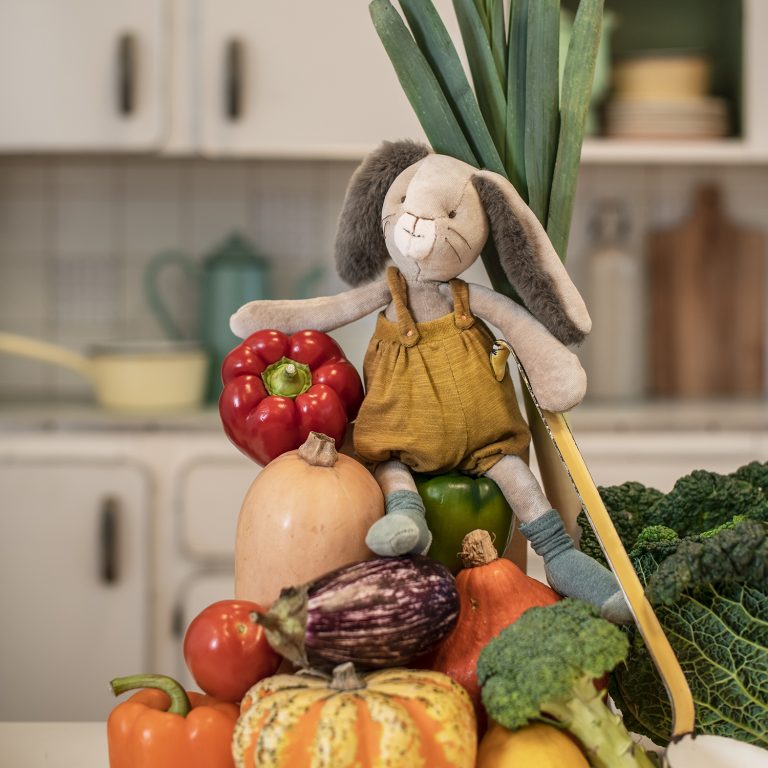 Plisani mekani zeka, oker - Trois Petits Lapins - Smart Kids Market